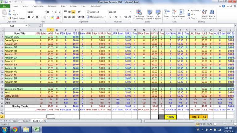 Tracking Book Sales – Eric Lorenzen